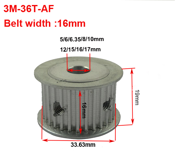 3M-36T- B10- BELT 15--AF timer pulley